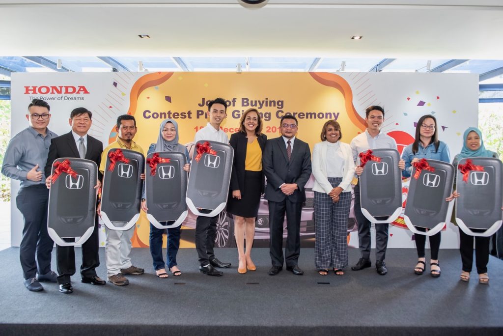 Honda's 'Joy of Buying' contest grand prize winners - Automacha