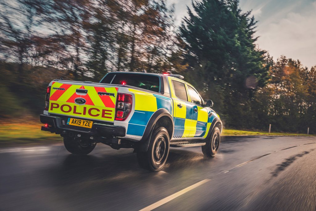 Ford Ranger Raptor being tested by British police - Automacha