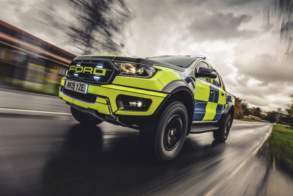 Ford Ranger Raptor being tested by British police - Automacha