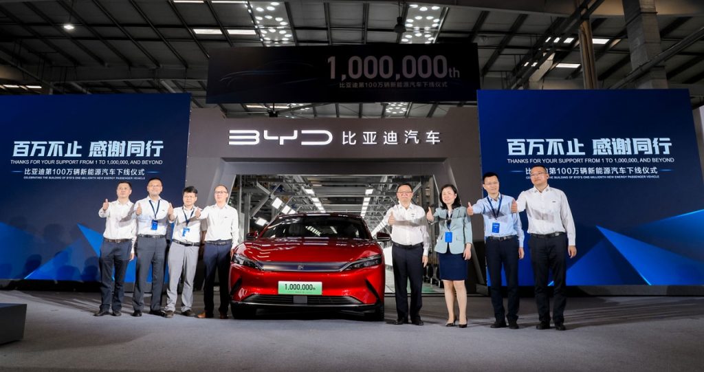 BYD Has Just Sold Its Millionth Electrified Vehicle - Automacha
