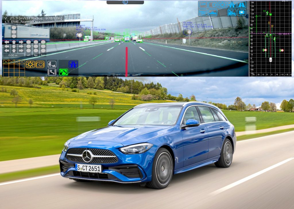 Mercedes C-Class 2021 Model Using LG ADAS System - Automacha