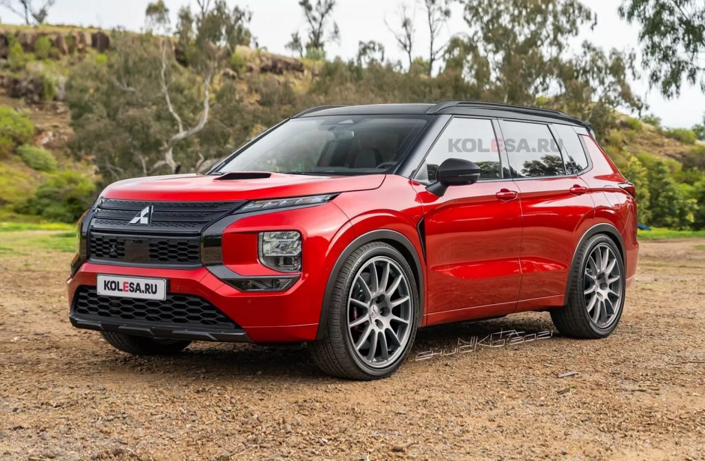 Mitsubishi Outlander Imagined In A Sporty Evolution Guise - Automacha