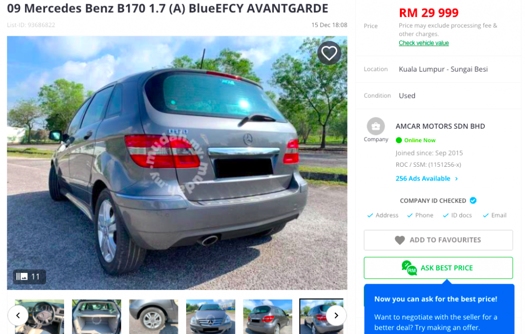 Mercedes-Benz B-Class 170 Hatchback Used Buy Guide - Automacha