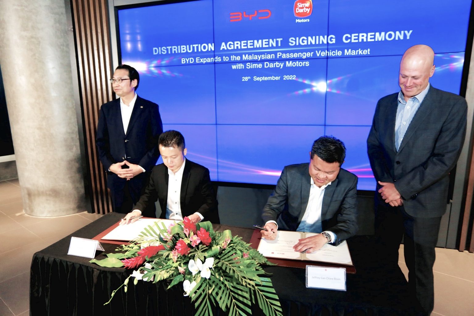 BYD And Sime Darby Motors Signs A Distribution Agreement - Automacha