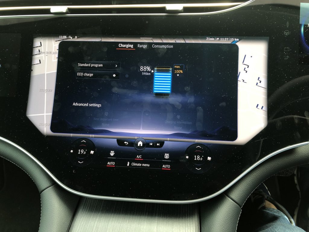 Mercedes EQS 450+ Luxury Electric Car Drive Review - Automacha