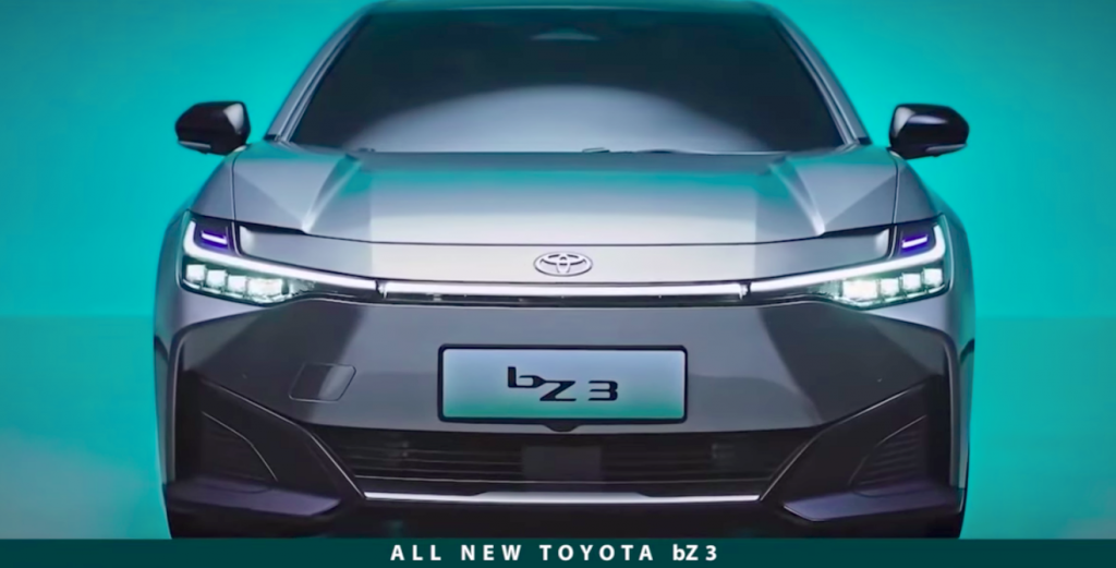 Toyota bZ3 Electric Sedan Details Shared - Automacha