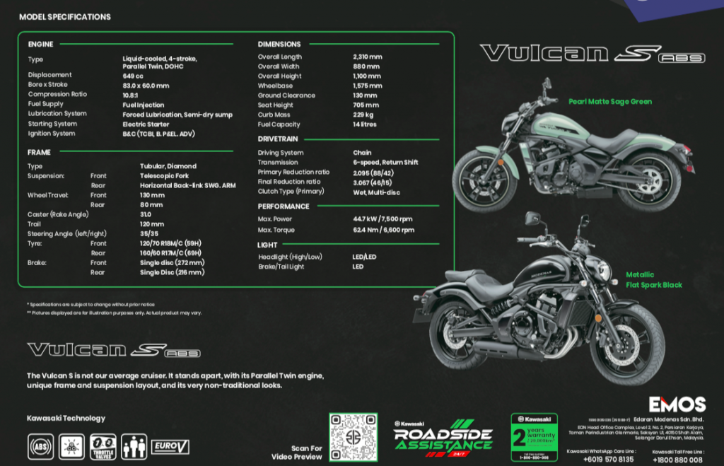 Modenas Vulcan S In Kawasaki Showrooms From RM36,500 - Automacha