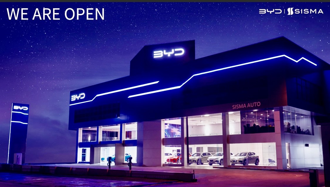 Sisma Auto Opens Brand New BYD EV Showroom - Automacha