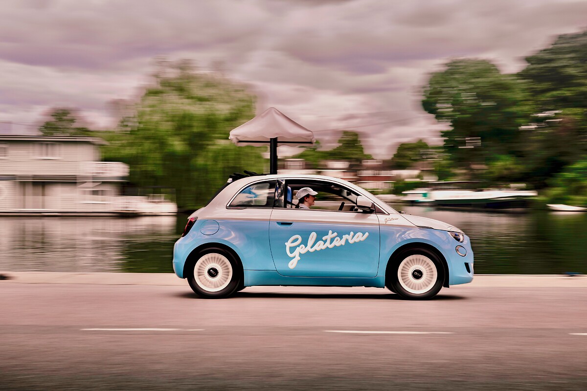 Fiat Unveils 500e Gelateria Edition Ice Cream Van Concept - Automacha