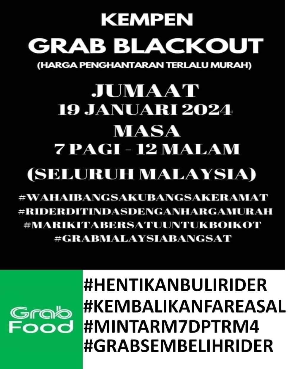 Riders Ready For Grab Boycott On Friday Over Fee Restructuring - Automacha