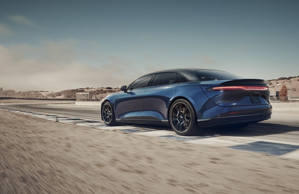 Saudi Arabia Previews Lucid Air Cop Car With Roof-Mounted UAV - Automacha