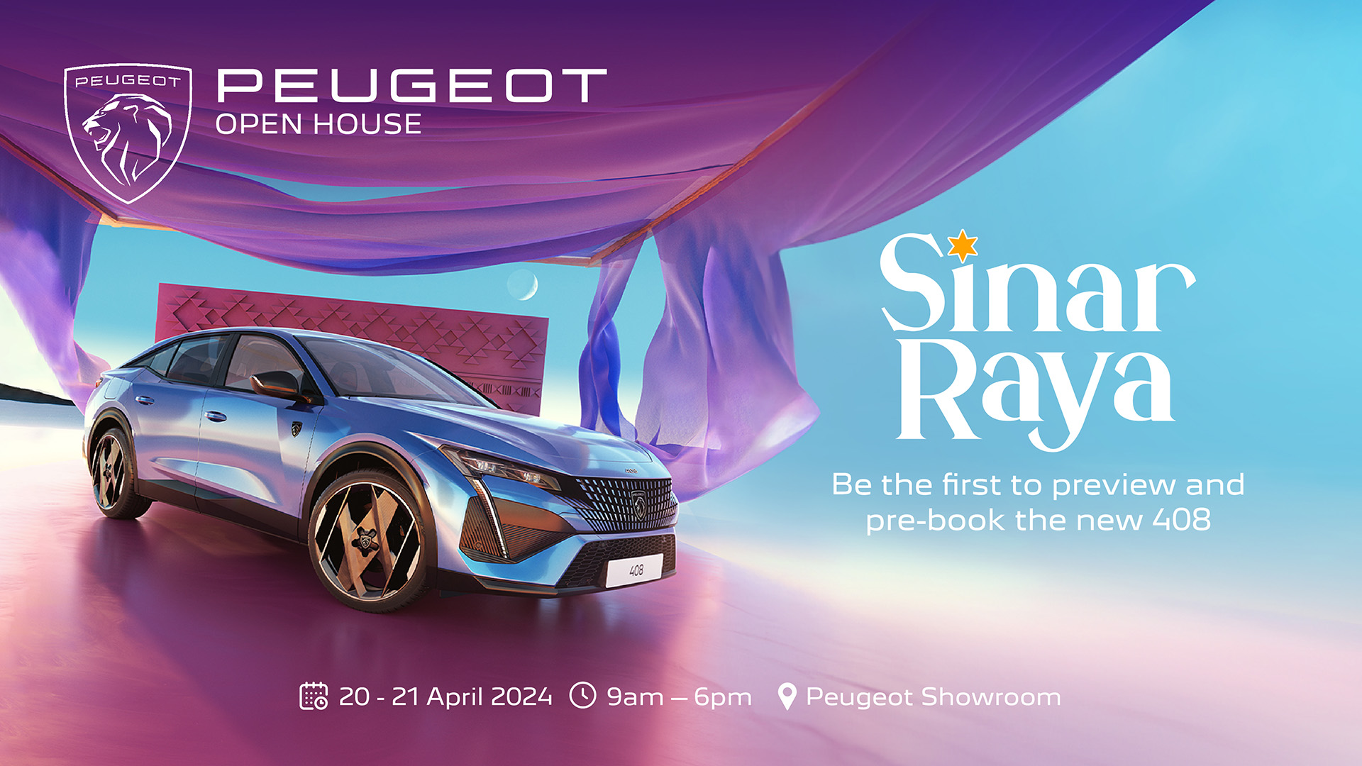 Preview The All-New 408 At Peugeot’s Sinar Raya Open House - Automacha