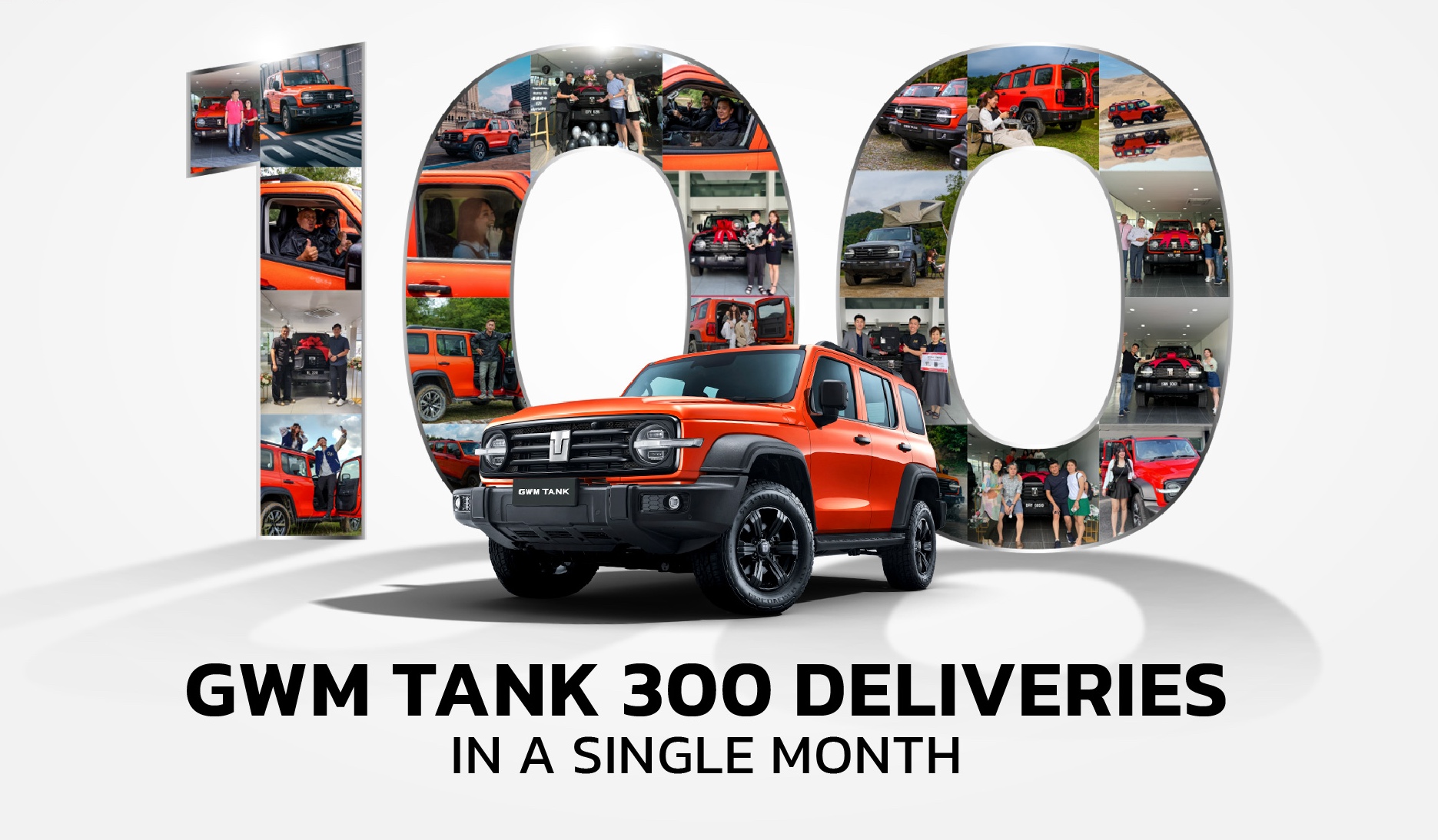 1st 100 GWM Tank 300s Has Been Delivered To Malaysian Owners - Automacha