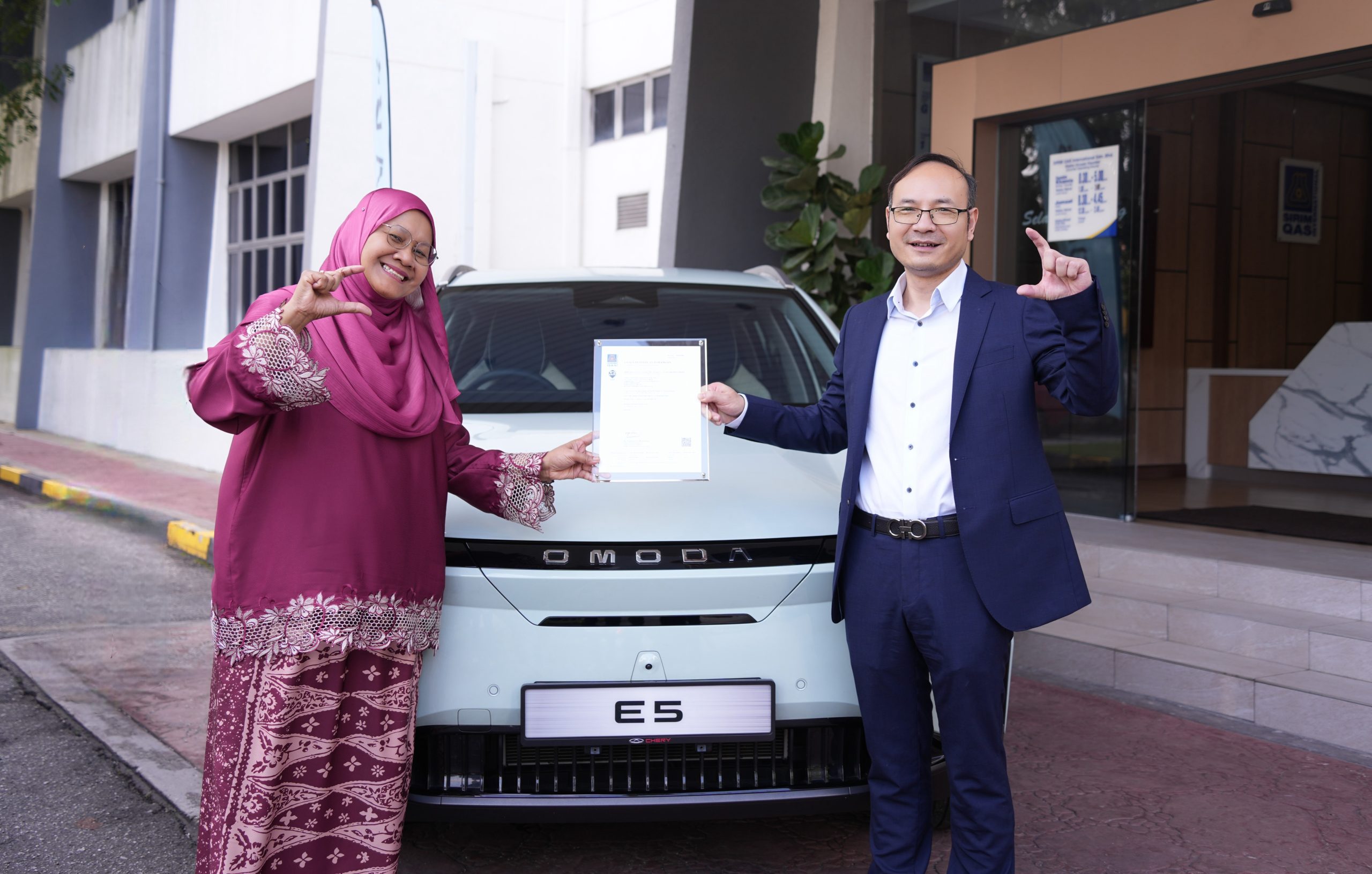 Chery Obtains SIRIM Certification For Its Omoda E5 EV Battery - Automacha