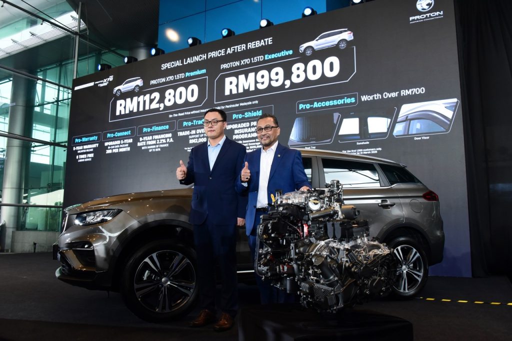Facelifted Proton X70 Now Nets Four Cylinders Under The Hood - Automacha