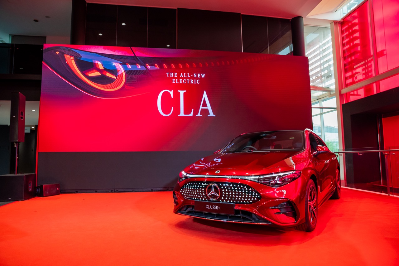 All-Electric Mercedes-Benz CLA Makes Its First Appearance Locally ...
